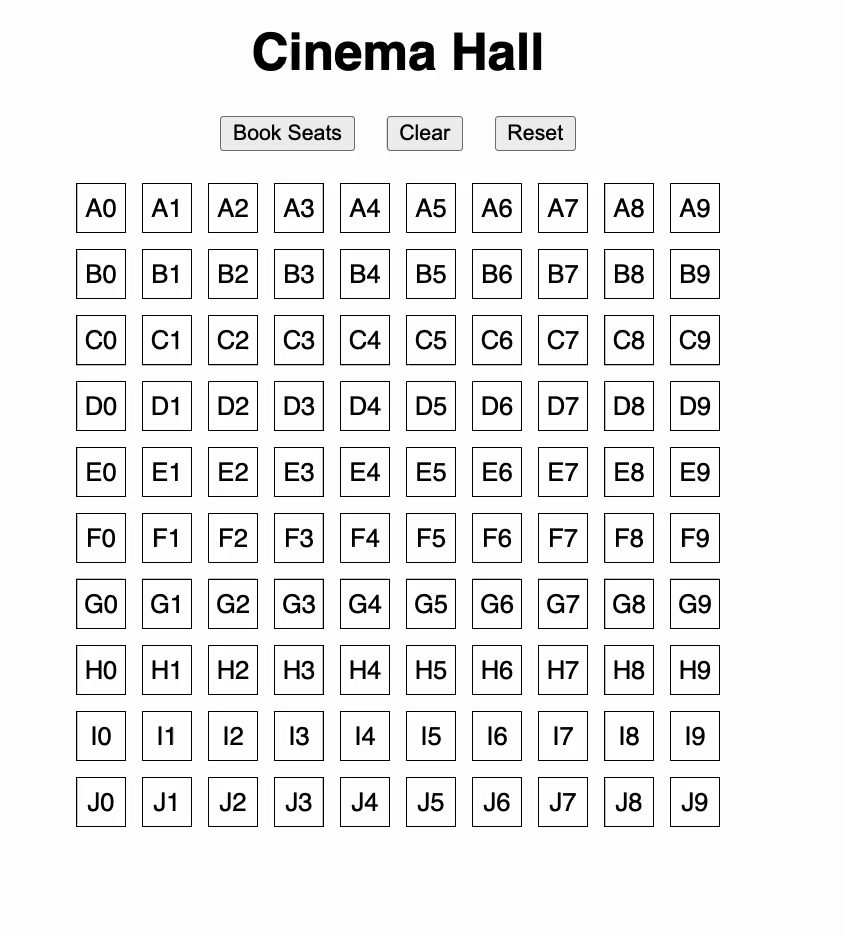 Cinema Hall | Frontend Interview Question | NamasteDev