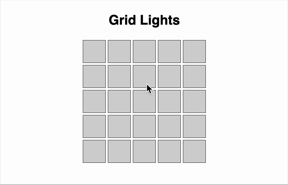 Grid Lights | Frontend Interview Question | NamasteDev